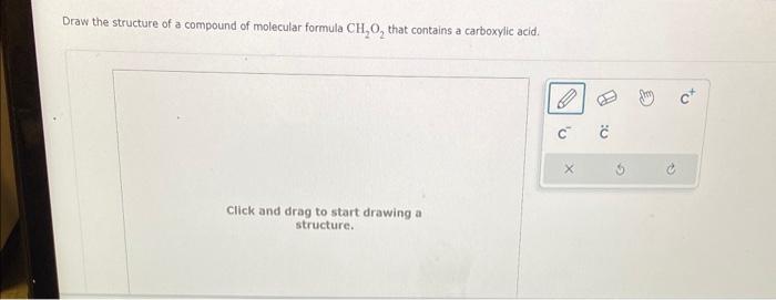 Solved Draw the structure of a compound of molecular formula | Chegg.com
