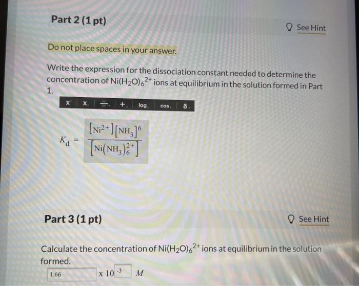 Metal cations in solution are complexed to H2O | Chegg.com