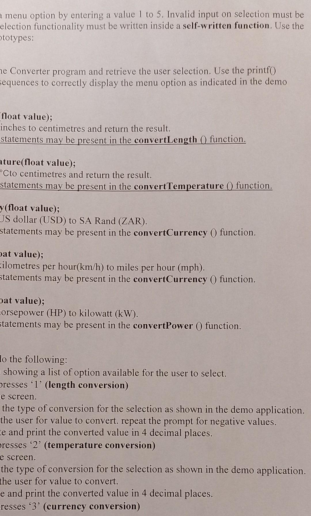 Solved A structured C program is required to generate a | Chegg.com