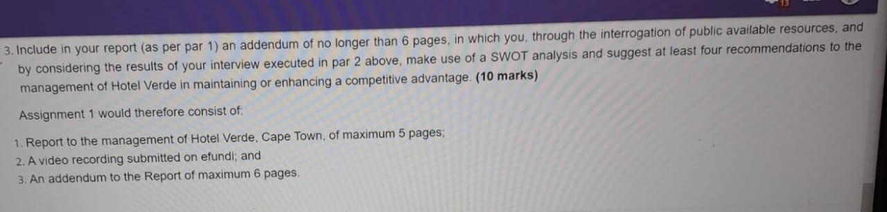 Solved utlay: The assignment consists of three (3) aspects, | Chegg.com