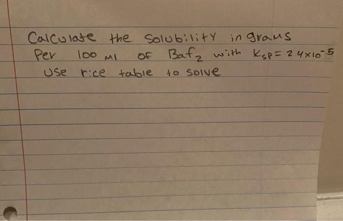 Solved solve problem in picture. Use rice table to solve. | Chegg.com