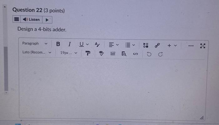 Solved Design a 4-bits adder. | Chegg.com