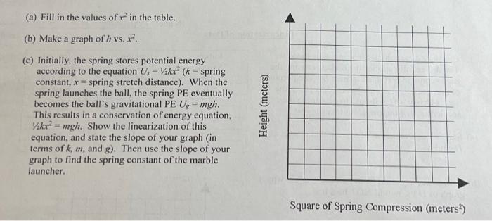 Solved 2. A spring-loaded marble launcher can project an | Chegg.com