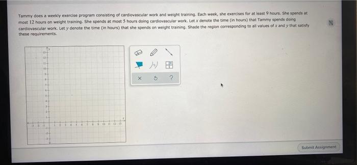 Solved Tammy does a weekly exercise program consisting of | Chegg.com