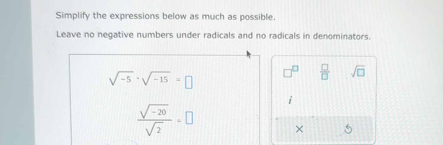 Solved Simplify the expressions below as much as | Chegg.com