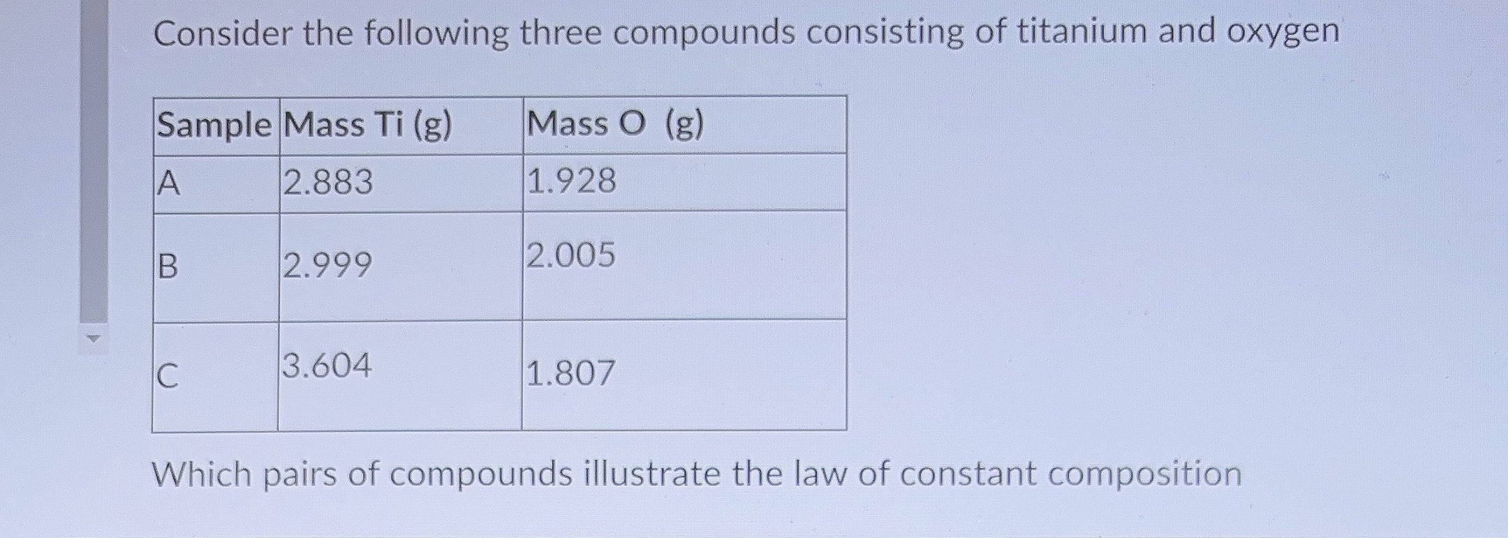 Solved Consider the following three compounds consisting of | Chegg.com