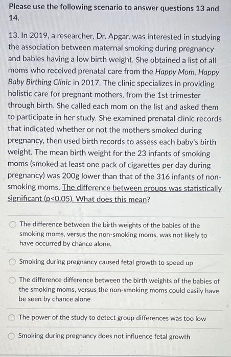 Solved Please use the following scenario to answer questions | Chegg.com