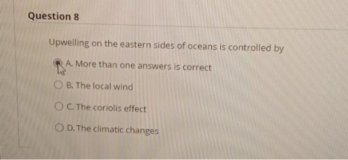 Solved Which of the following statement about tide is | Chegg.com