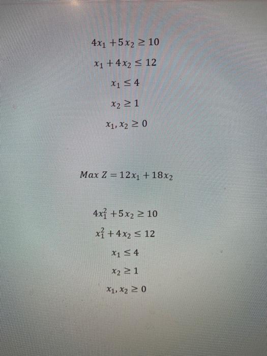 Solved Question 1 (3pts): Which one is linear program | Chegg.com