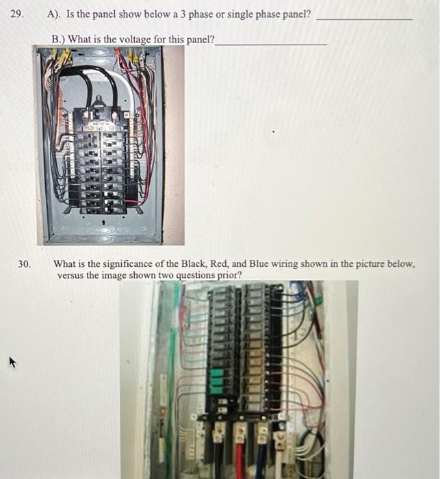 Electrical 3 Phase Panel Diagram