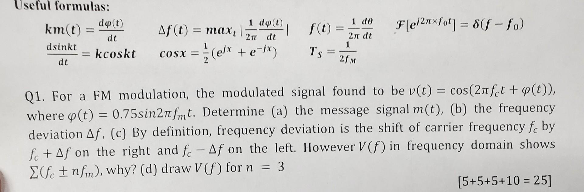 Useful formulas: | Chegg.com