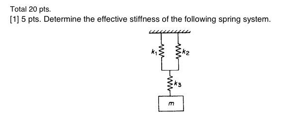 Solved Total 20pts. [1] 5 pts. Determine the effective | Chegg.com