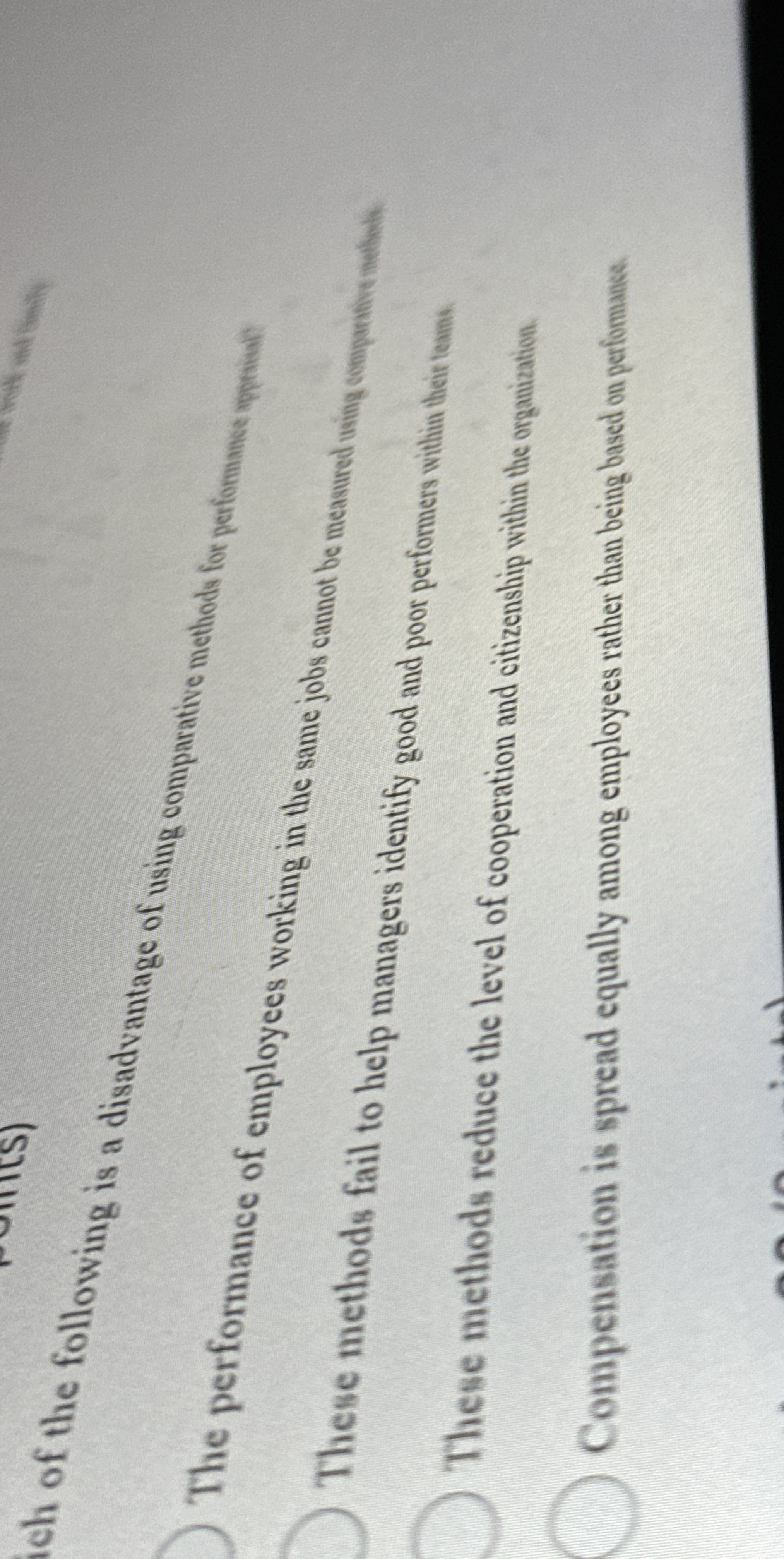 Solved ch of the following is a disadvantage of using | Chegg.com