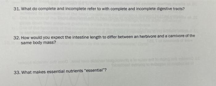Solved 31. What do complete and incomplete refer to with | Chegg.com