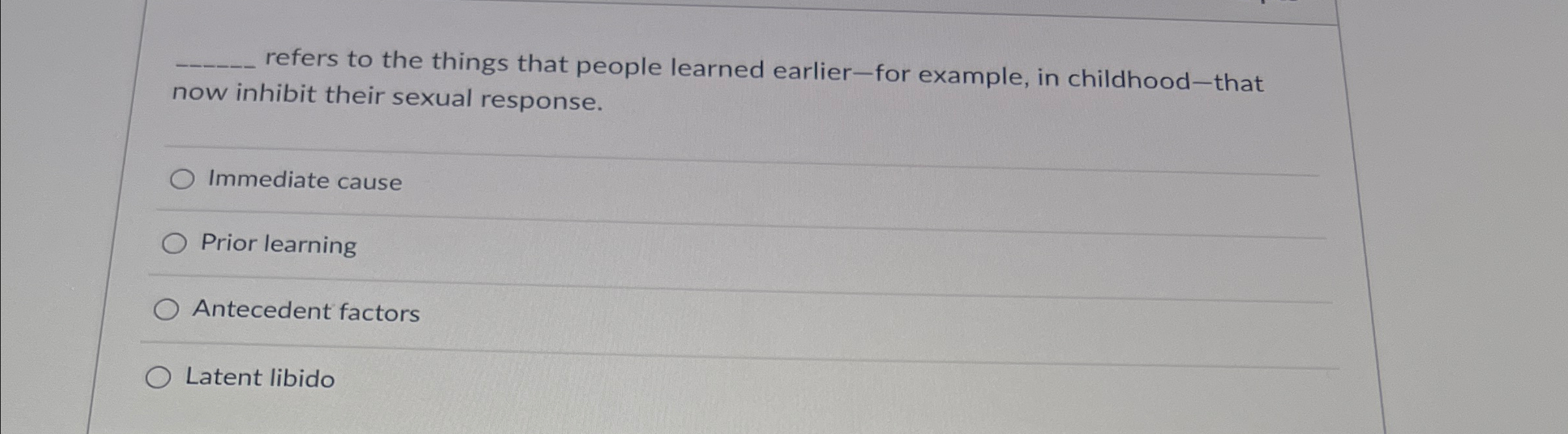 Solved q, ﻿refers to the things that people learned | Chegg.com