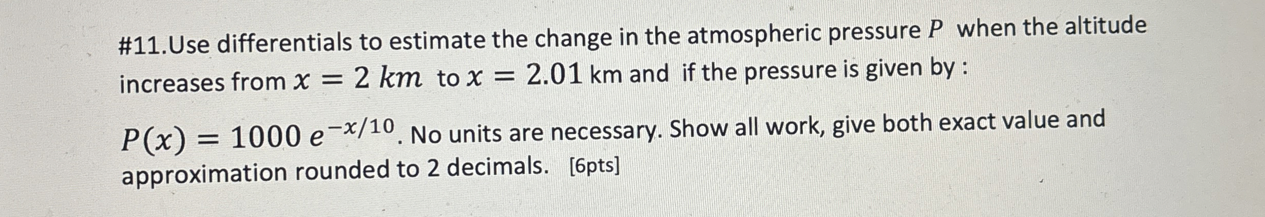 Solved #11. ﻿Use differentials to estimate the change in the | Chegg.com