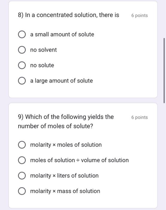 Solved Multiple Choice 6) Which of the following usually | Chegg.com