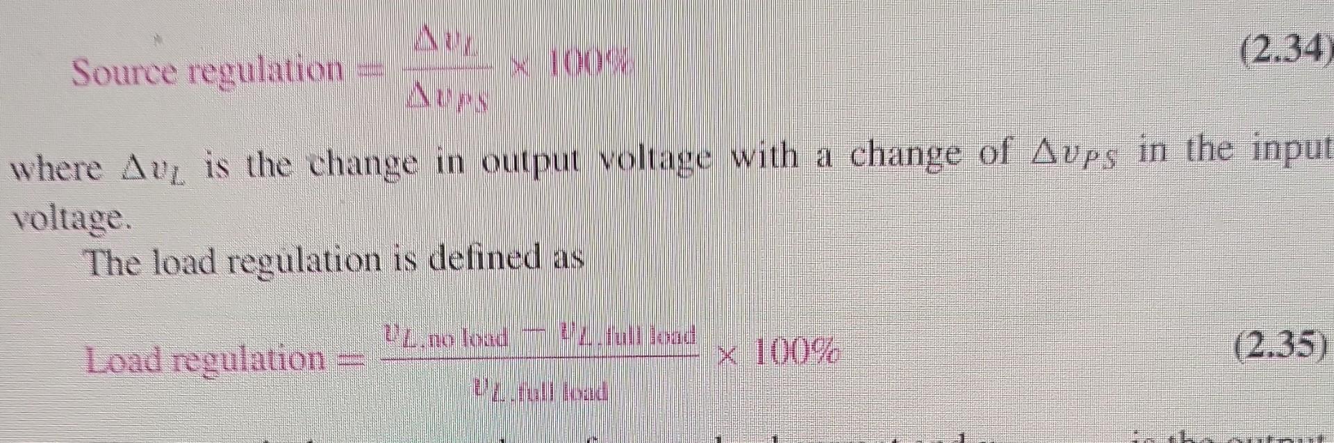 Solved 3. Compute the Load Regulation of the circuit, using | Chegg.com