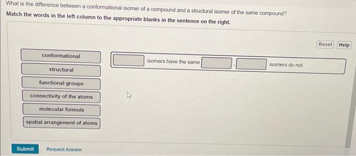 Solved What is the difference between a conformational | Chegg.com