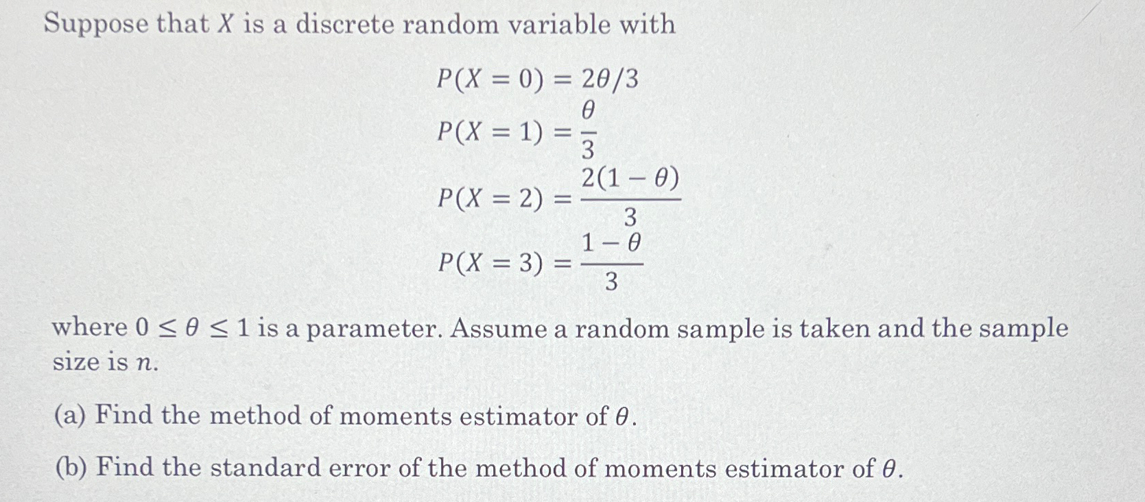 Suppose That X ﻿is A Discrete Random Variable