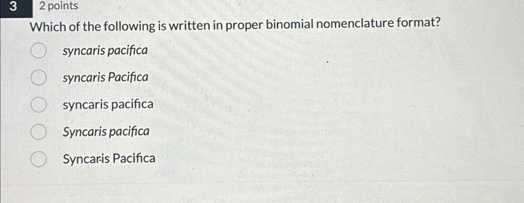 Solved 32 pointsWhich of the following is written in proper | Chegg.com Solved 32 pointsWhich of the following is written in proper | Chegg.com