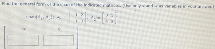 Solved Solve the equation for X, given that A=[1324] and | Chegg.com