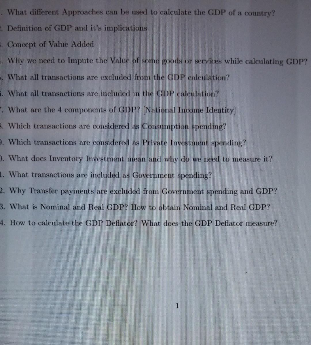 Solved What different Approaches can be used to calculate | Chegg.com