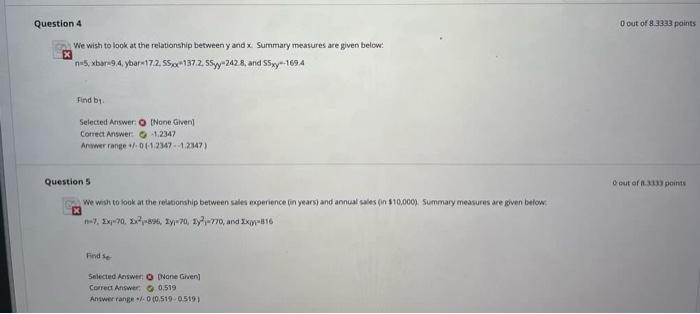 Solved estion 4 0 out of 8.3333 paints We wish to look at | Chegg.com