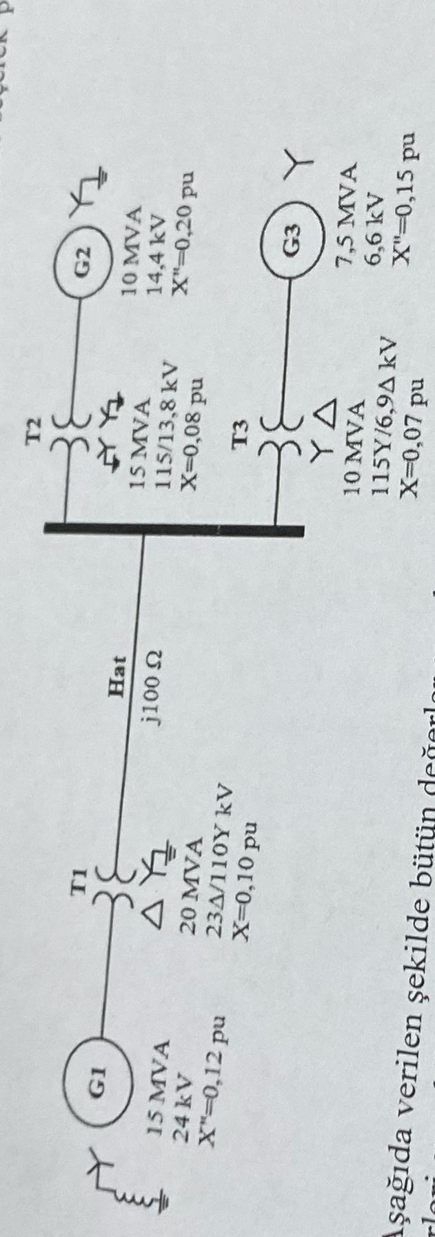 Solved Draw a reactance diagram in terms of per unit to be | Chegg.com