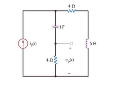 Solved Find the transfer function Vo(jw)/Is(jw)for the | Chegg.com