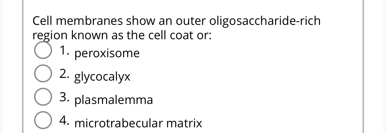 Solved Cell membranes show an outer | Chegg.com