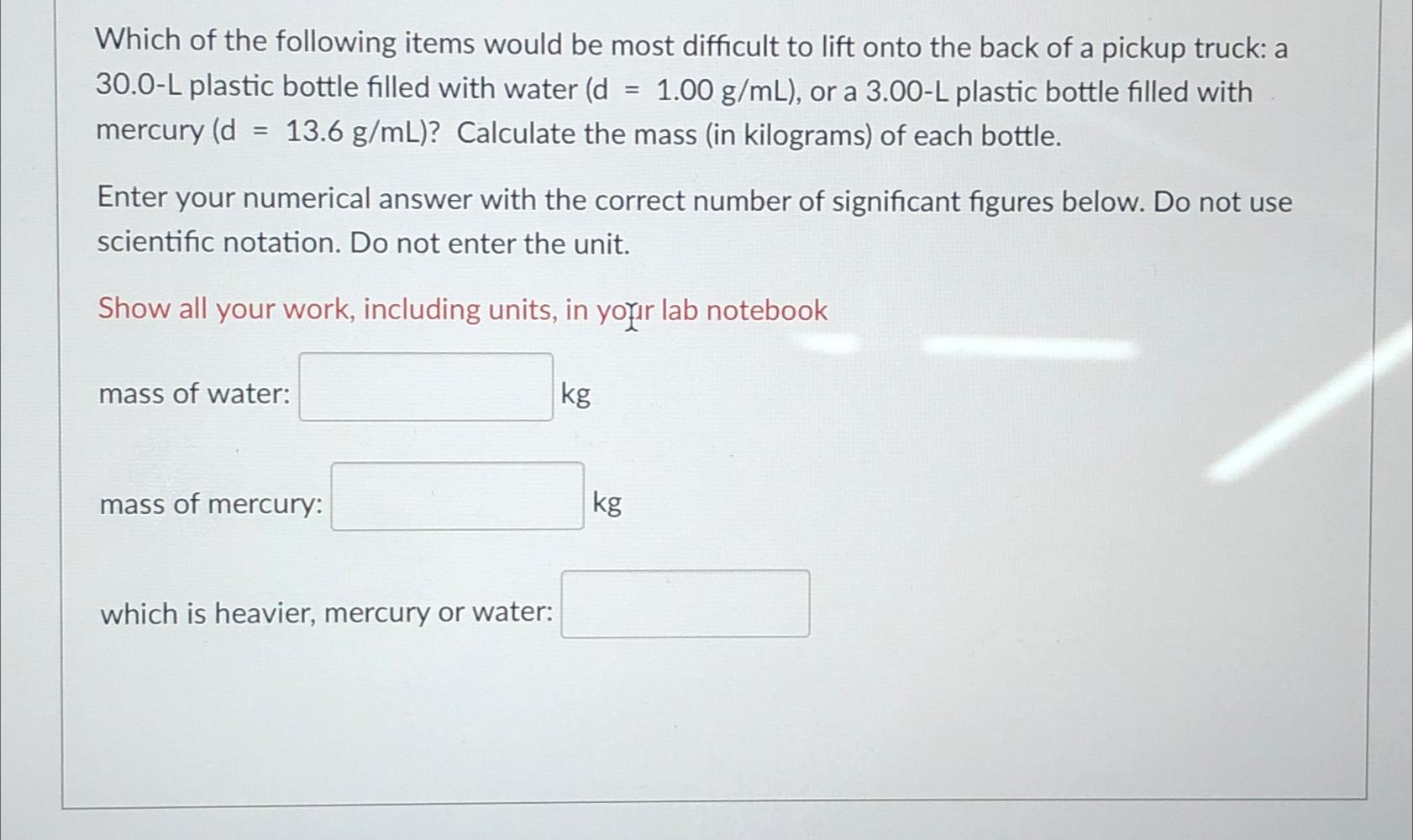 Solved Which of the following items would be most difficult | Chegg.com