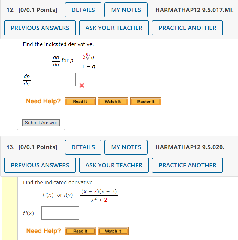Solved Answer these questions:-A) ﻿Find the indicated | Chegg.com
