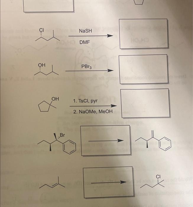 Solved 1. TsCl, pyr 2. NaOMe,MeOH | Chegg.com