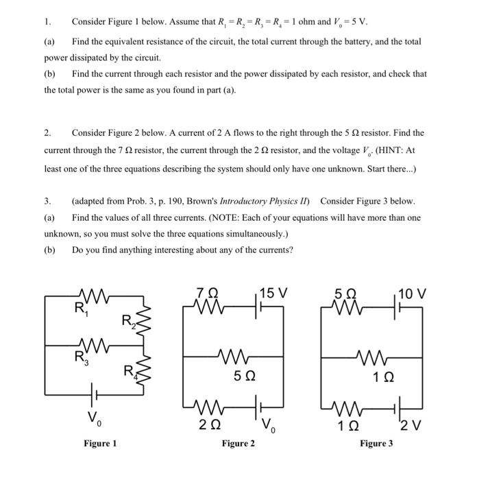 Solved 1. Consider Figure 1 below. Assume that R, = R = R = | Chegg.com