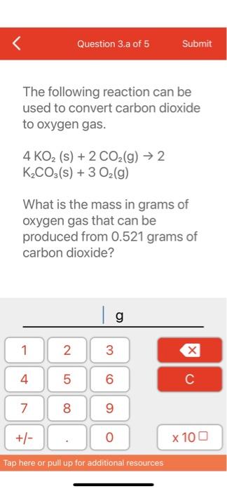 Solved The following reaction can be used to convert carbon | Chegg.com