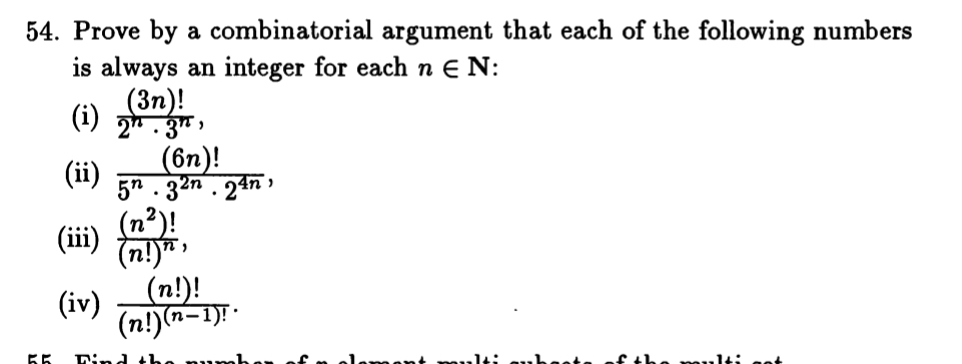 Solved Prove By A Combinatorial Argument That Each Of The 