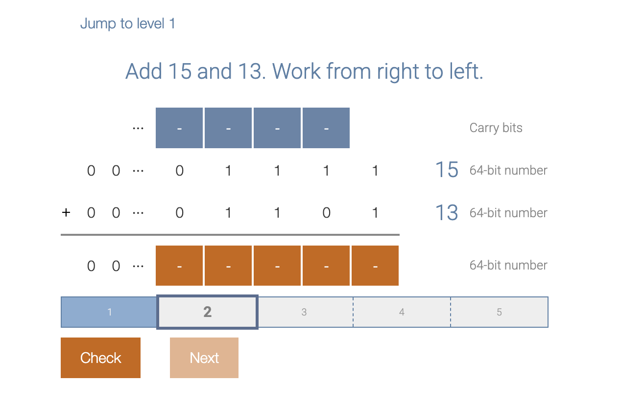 Solved Jump to level 1 ﻿Add 15 ﻿and 13. ﻿Work from right to | Chegg.com