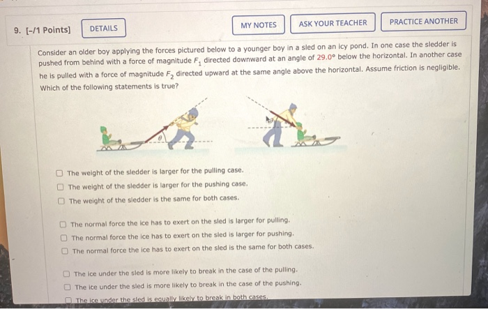 Solved ASK YOUR TEACHER PRACTICE ANOTHER 9. [-/1 Points) | Chegg.com