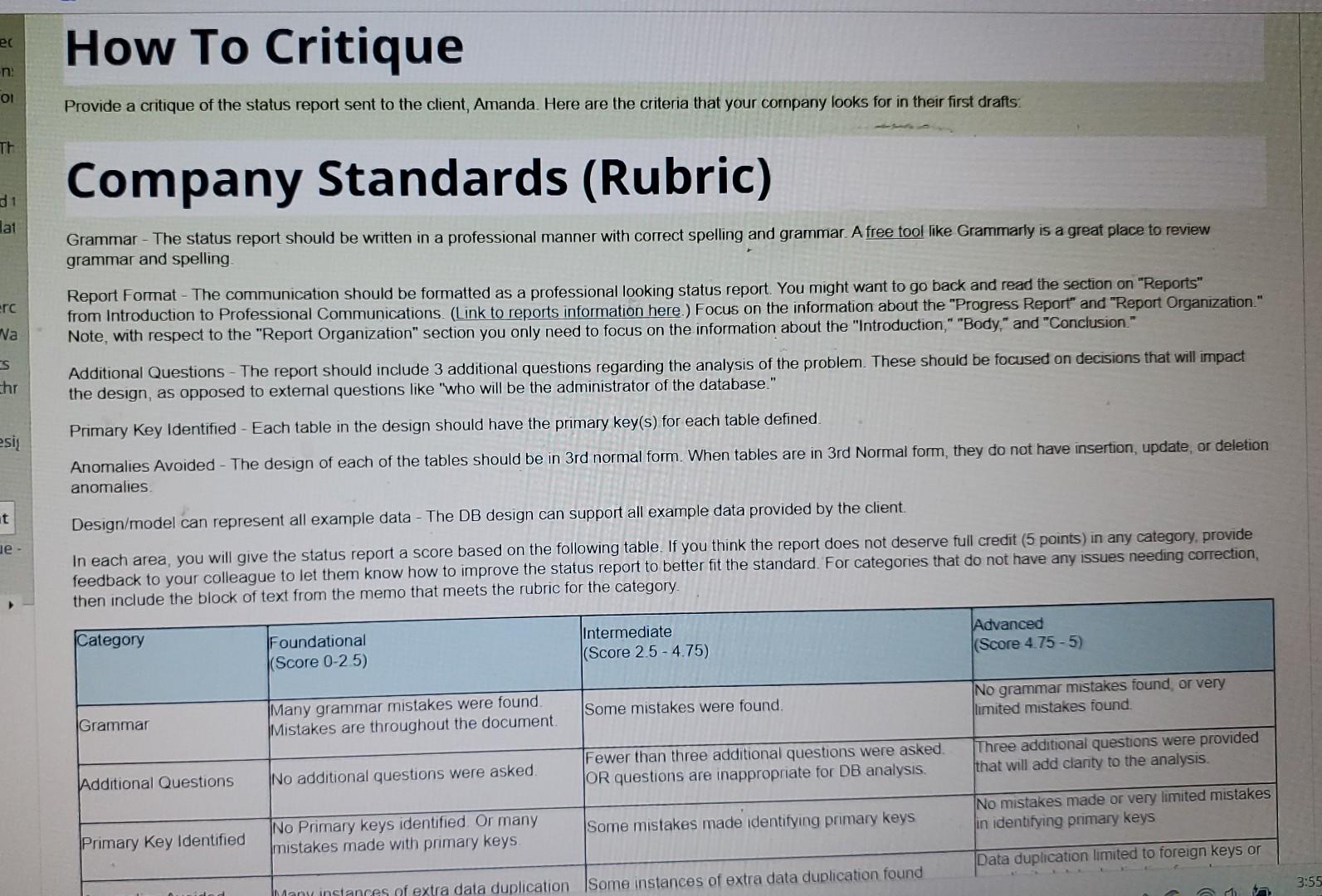Solved Hi, would you please help me do the critique and do | Chegg.com