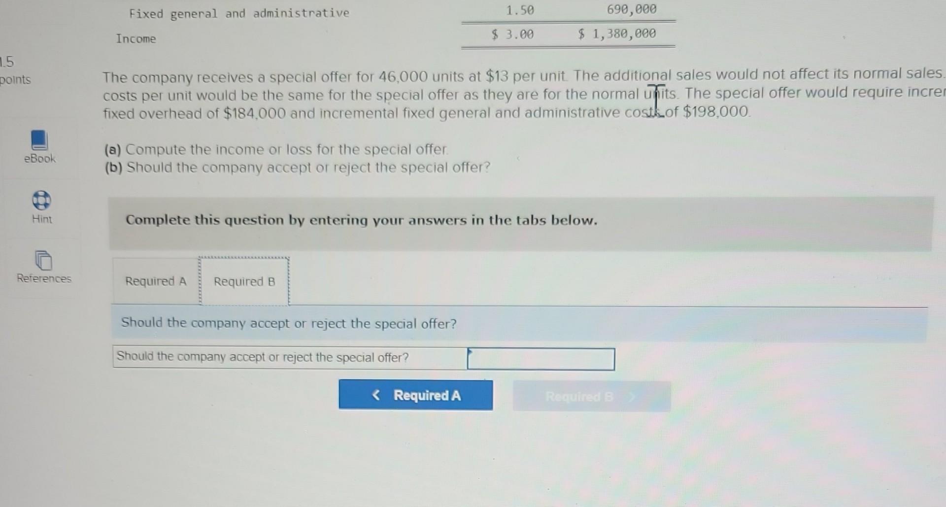 Solved Exercise 23-13 (Algo) Special offer pricing LO P7 | Chegg.com