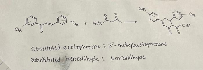 Solved substituted acetophenone: 3'-methylacetophenone | Chegg.com