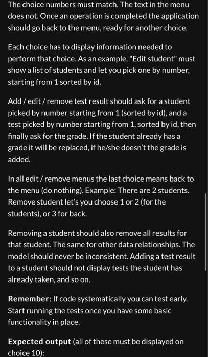 Solved Your task is to write an application that keeps track | Chegg.com