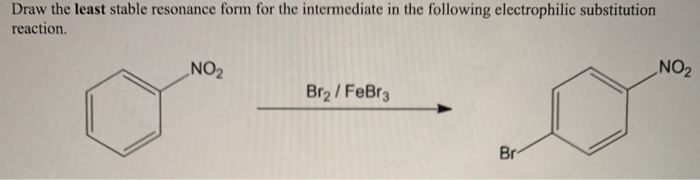 Solved Draw the least stable resonance form for the | Chegg.com