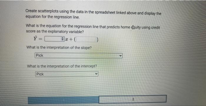 Solved Create scatterplots using the data in the spreadsheet | Chegg.com