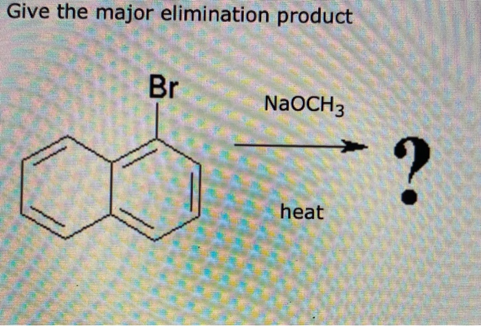 Solved Give the major elimination product NaOCH2CH3 CH3CH2Br | Chegg.com
