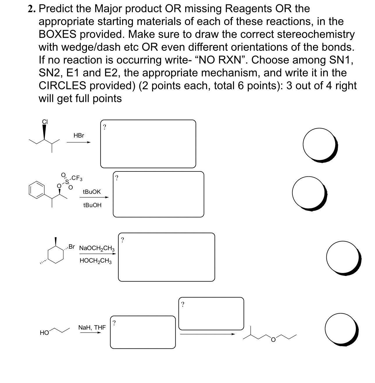 Solved Predict the Major product OR missing Reagents OR the | Chegg.com