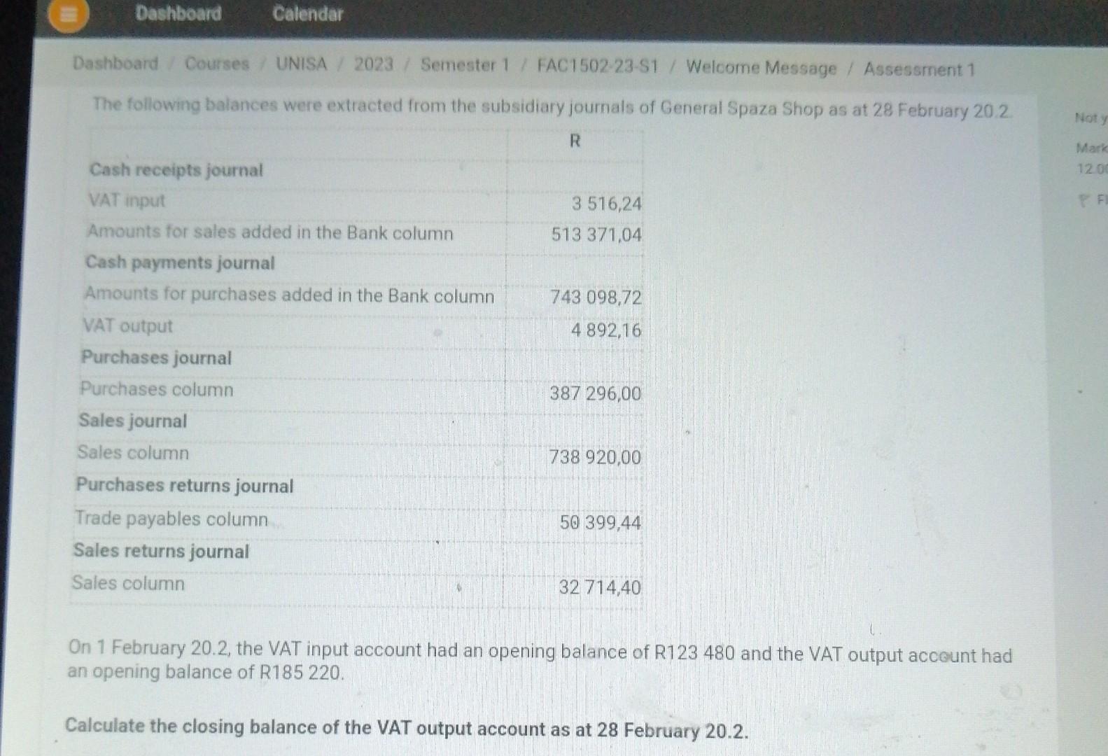 The following balances were extracted from the | Chegg.com