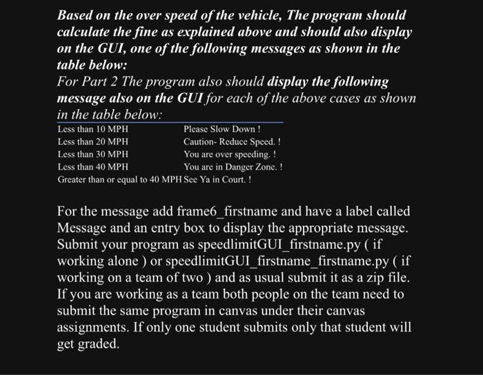 Solved Create a GUI for the following problem (Assignment 3 | Chegg.com