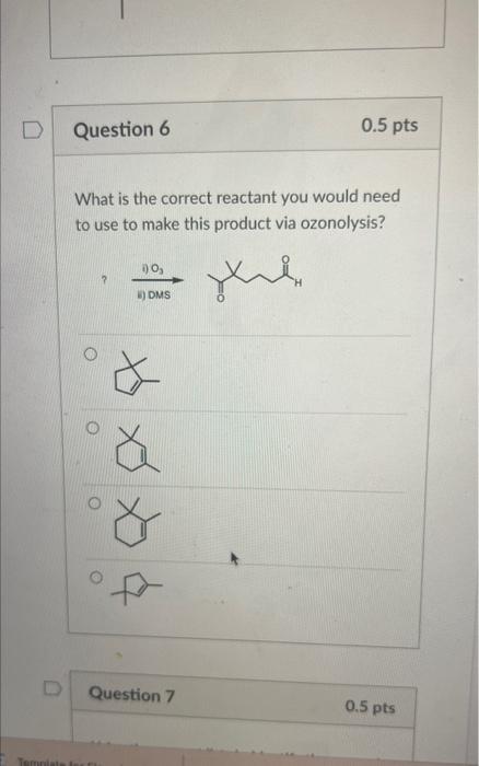 Solved What is the correct reactant you would need to use to | Chegg.com